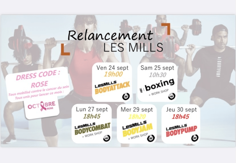 RELANCEMENT LES MILLS SEPT 2021 - BODYGYM